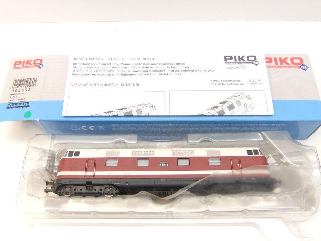 Piko 59560-3 HO Di-Lok BR 118 DR Ep.IV » Modellbahn Nütz