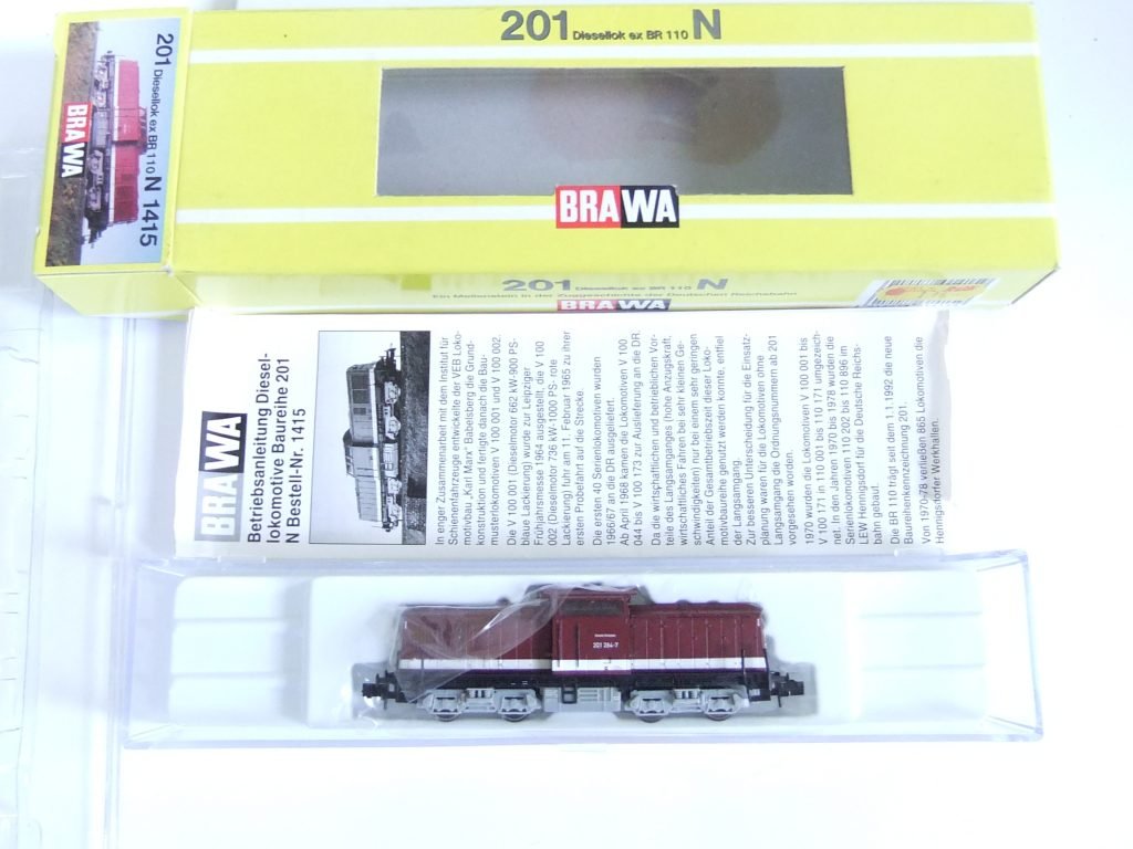 Brawa 1415 N-Spur Di-Lok BR 201 DR Ep.IV-V » Modellbahn Nütz