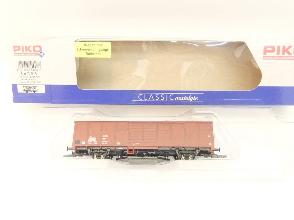 Piko 54998 HO Schienenreinigungswagen Gbs1543 DR IV » Modellbahn Nütz
