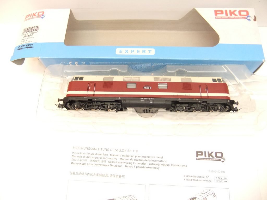 Piko 59580-3 HO Di-Lok BR 118 222-0 DR Ep.IV "Leuna" » Modellbahn Nütz
