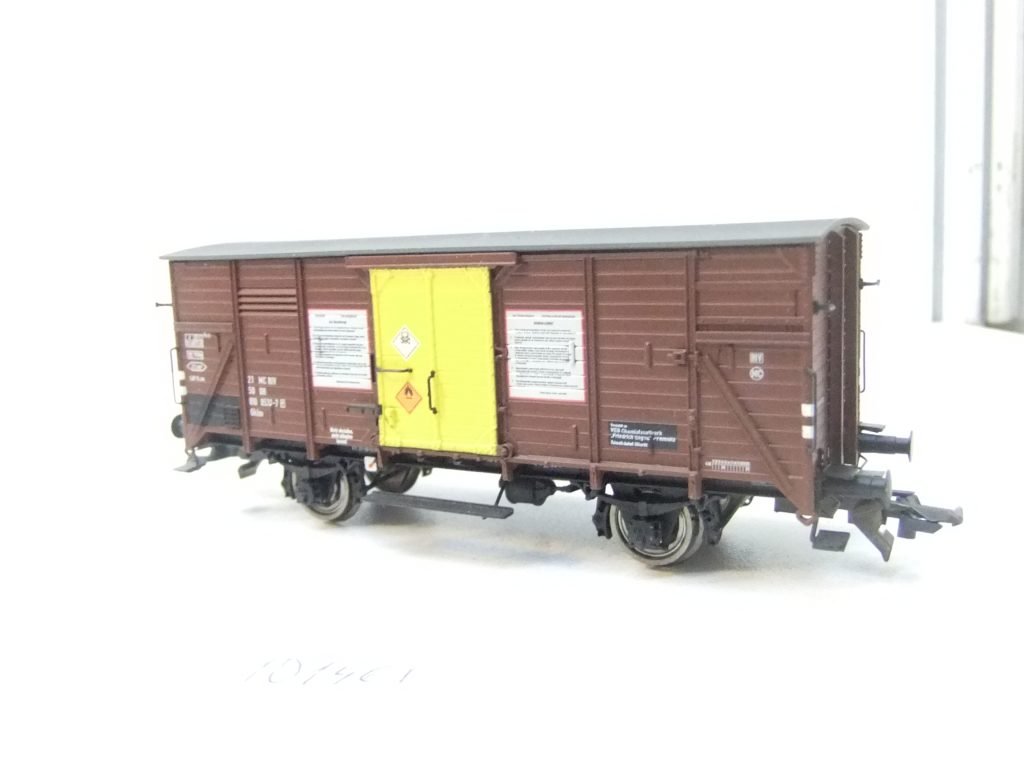 Brawa HO G-Wagen GKlm DR Ep.IV "VEB Chemiefaserwerk "Friedrich Engels ...