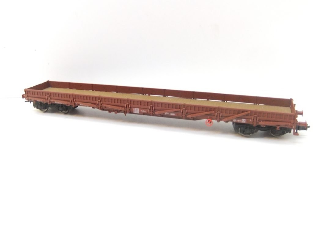 Fleischmann 578703 HO 4-achs. Flachwagen mit Seitenborden Bauart Res DR ...