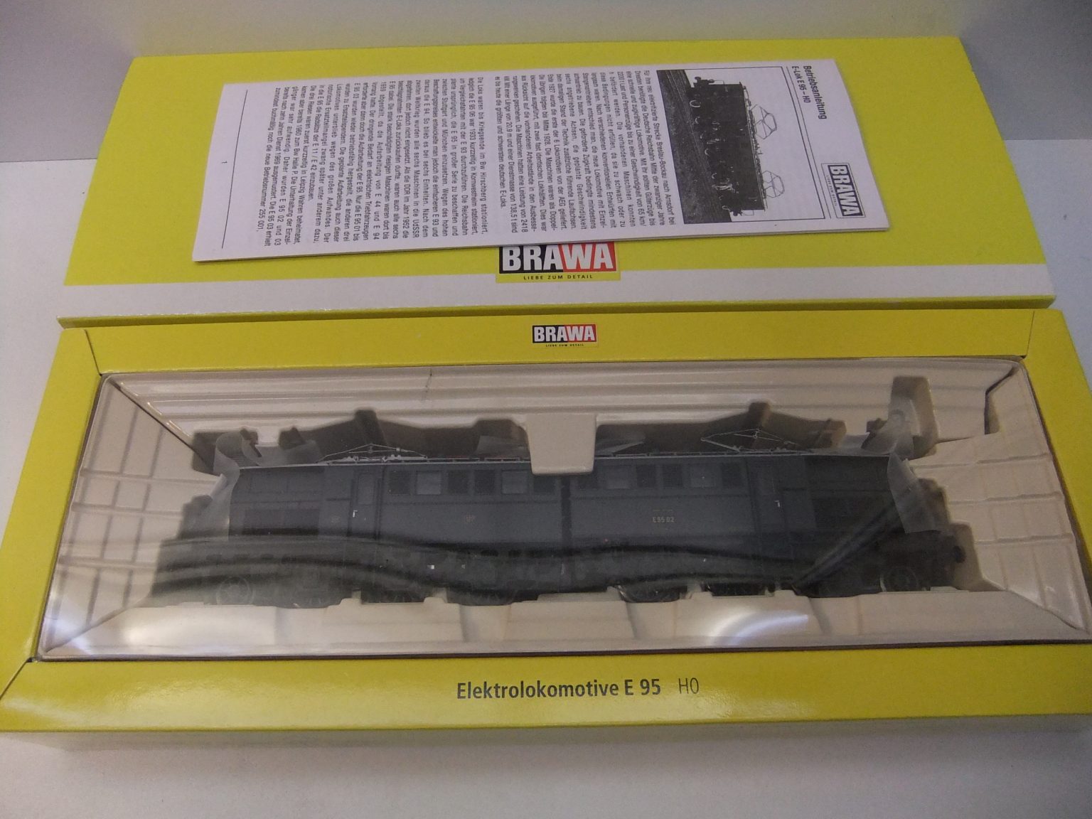 Brawa 43026 HO E-Lok BR E 95 02 DRG Ep.II » Modellbahn Nütz